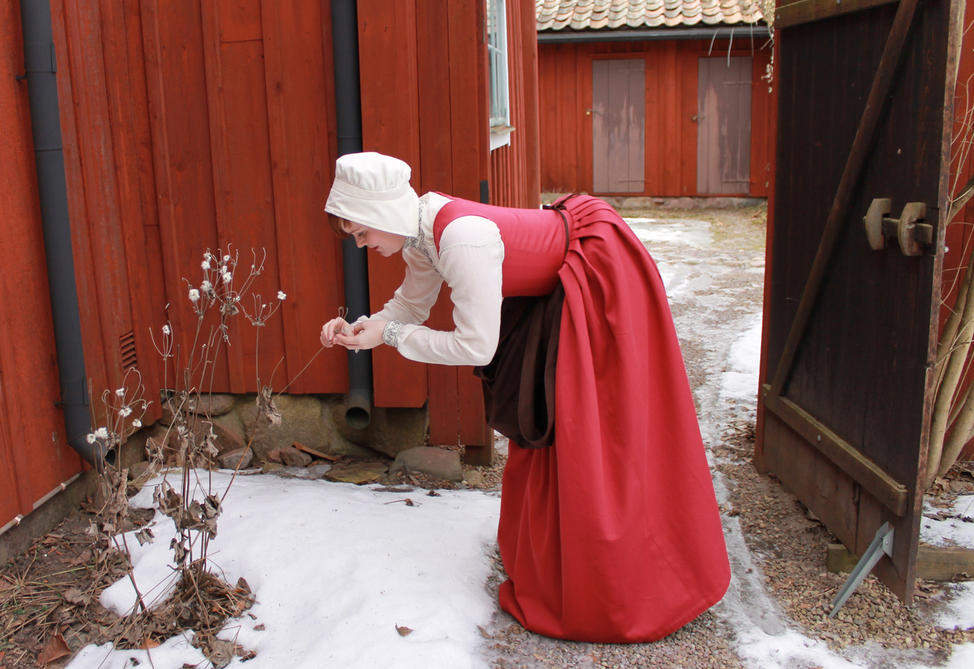1530s Red Kirtle – Fashion Through Herstory