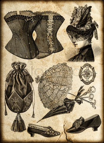 19th century fashion accessories
