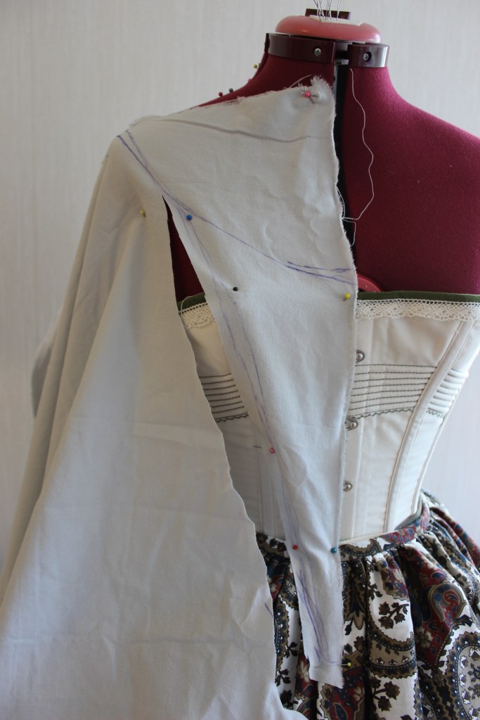 1850s Paisley Evening Bodice – Fashion Through Herstory