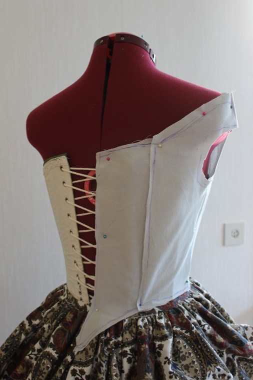 1850s Paisley Evening Bodice – Fashion Through Herstory