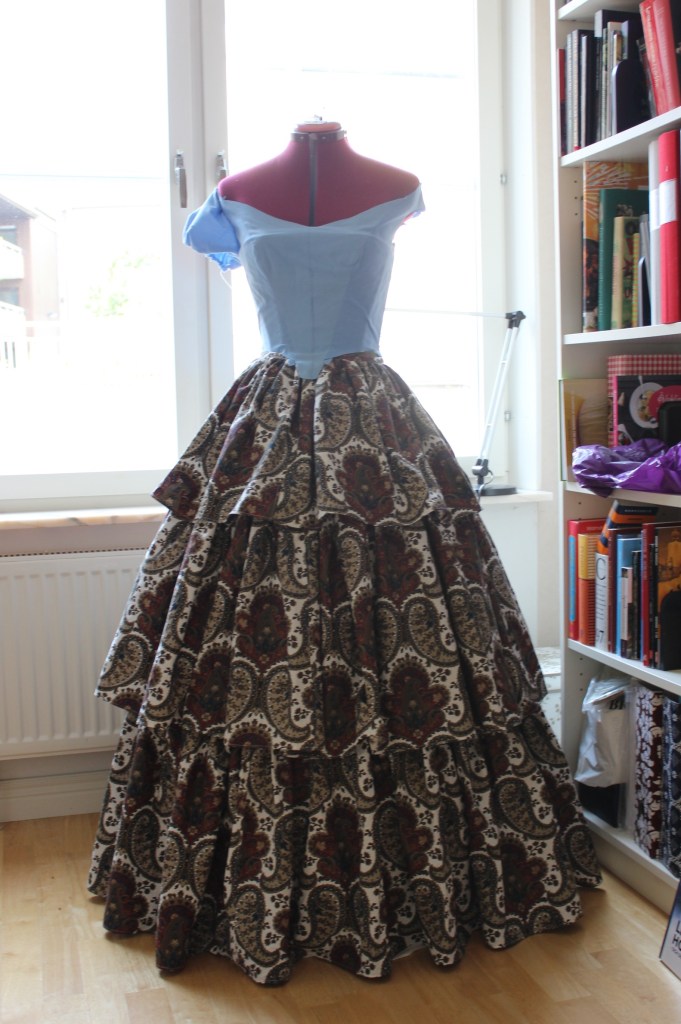1850s Paisley Evening Bodice – Fashion Through Herstory