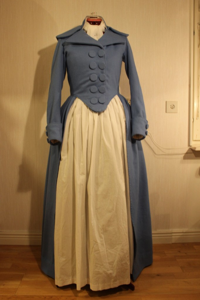 A Blue 18th century Redingote (part 2) – Fashion Through Herstory