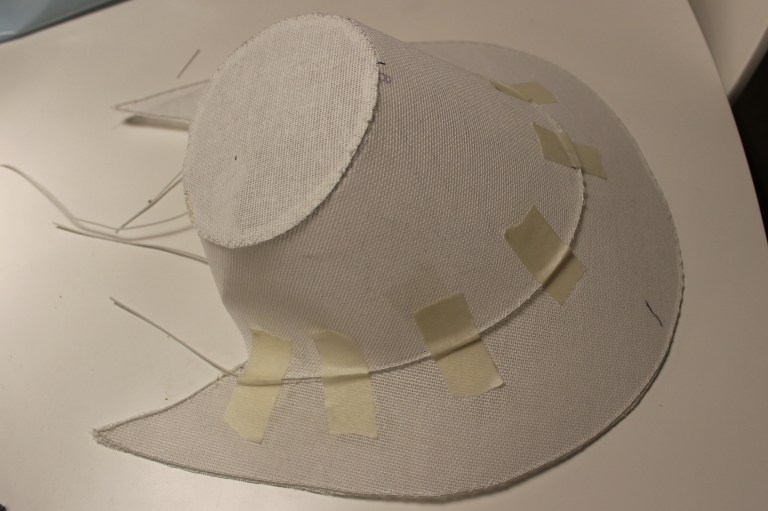 1860s – silk bonnet (part 1) – making the bonnet – Fashion Through Herstory