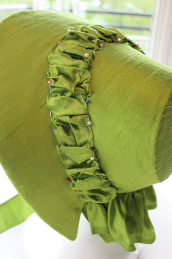 1860s silk bonnet (part 2) – decoration – Fashion Through Herstory