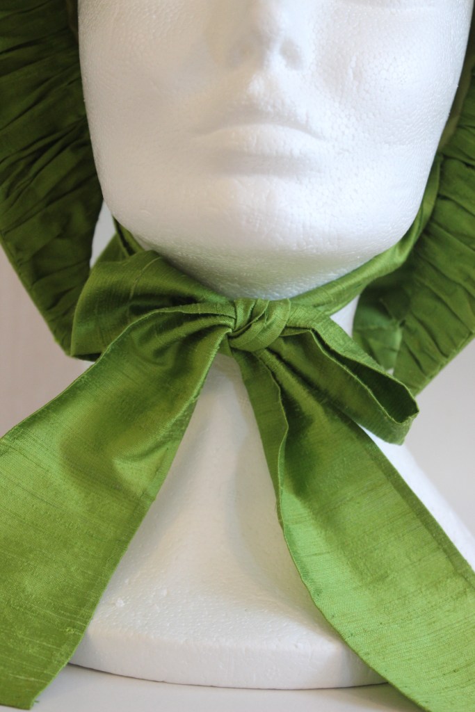 1860s silk bonnet (part 2) – decoration – Fashion Through Herstory