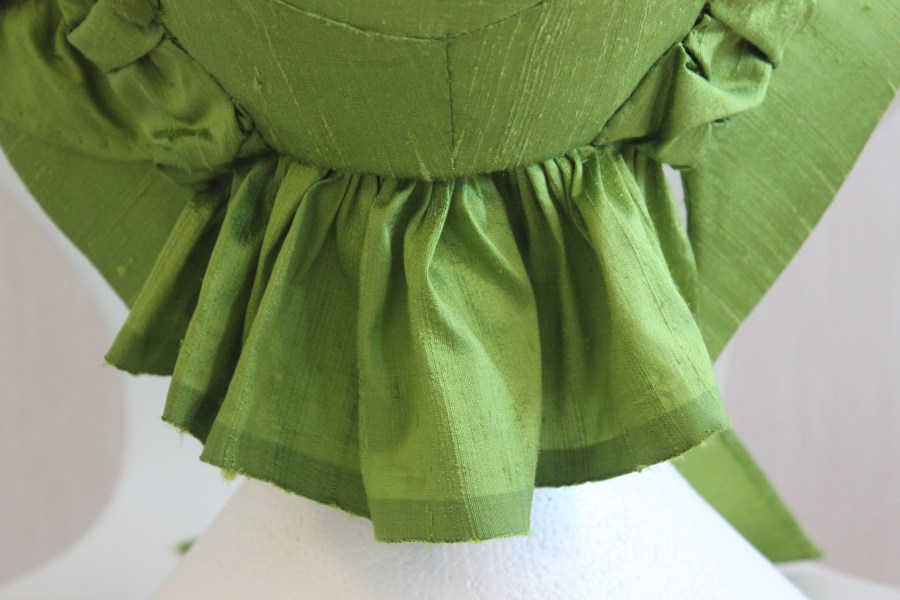1860s silk bonnet (part 2) – decoration – Fashion Through Herstory