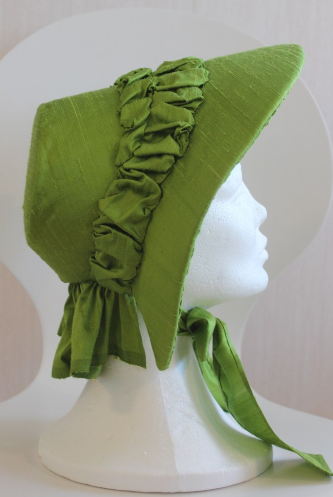 1860s silk bonnet (part 2) – decoration – Fashion Through Herstory