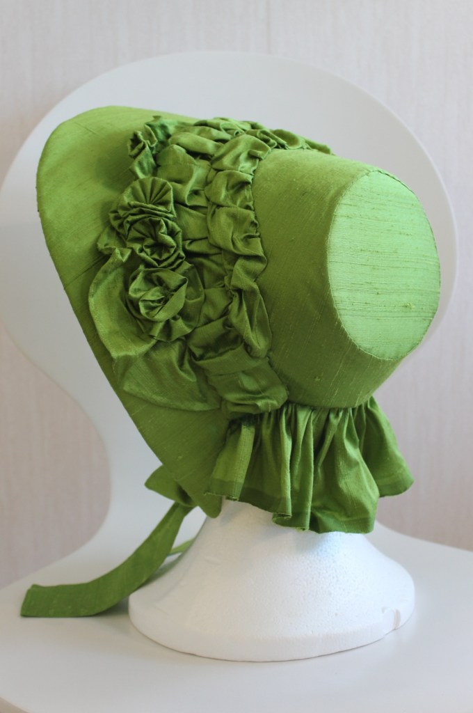 1860s silk bonnet (part 2) – decoration – Fashion Through Herstory