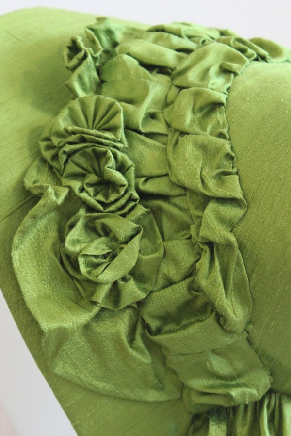1860s silk bonnet (part 2) – decoration – Fashion Through Herstory