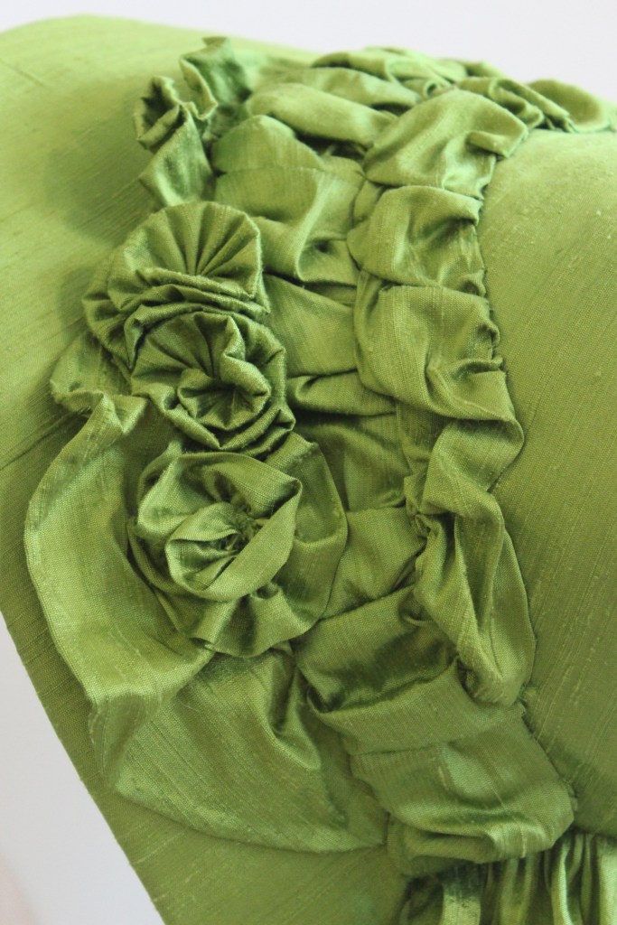 1860s silk bonnet (part 2) – decoration – Fashion Through Herstory