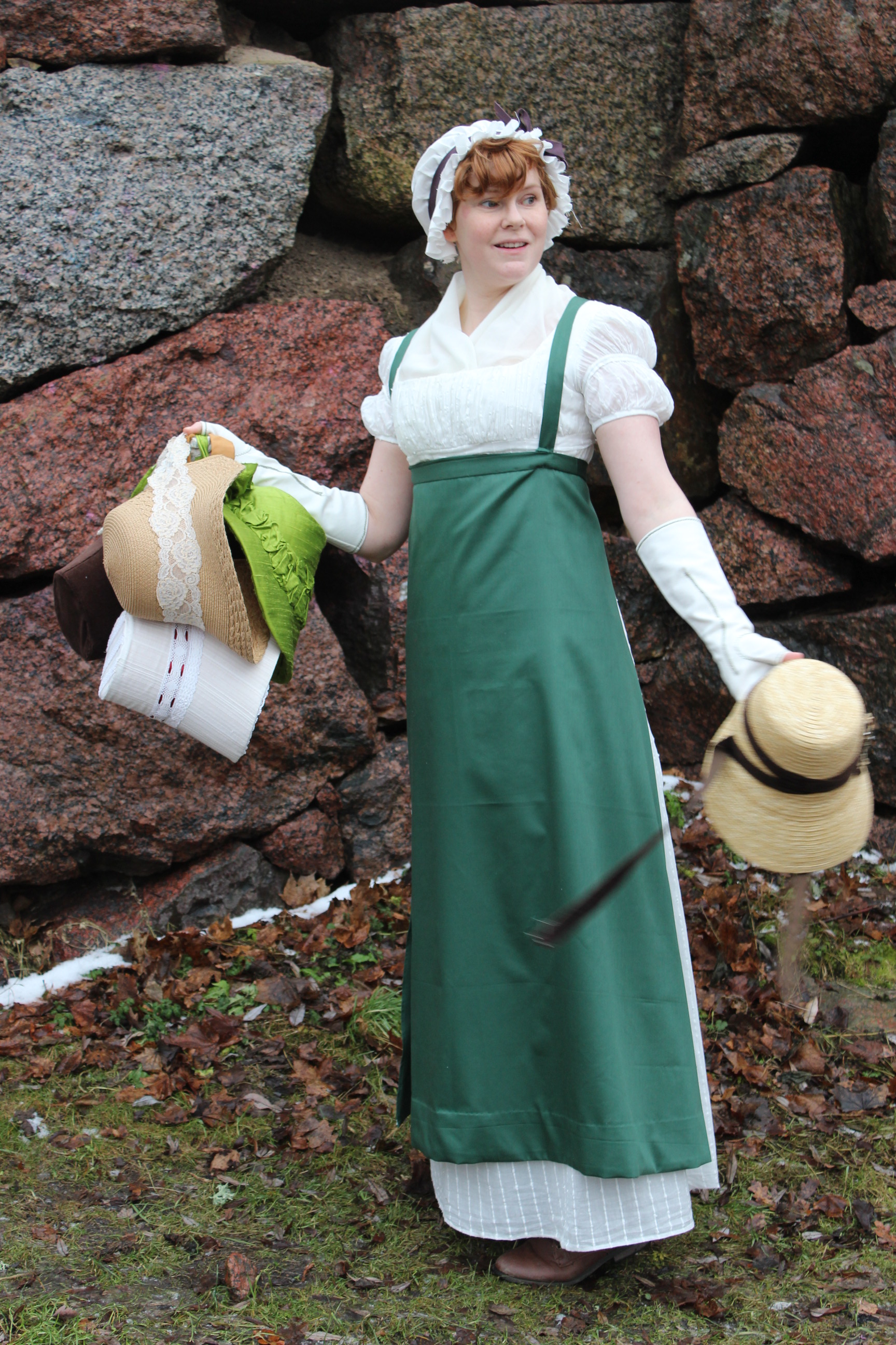 Regency Apron – Photoshoot – Fashion Through Herstory