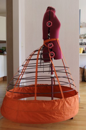 1860s Huge Orange Cage Crinoline – Fashion Through Herstory